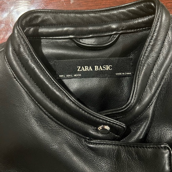Zara | Jackets & Coats | Zara Basic Faux Leather Jacket Size Usal Eurl Mex3 | Poshmark